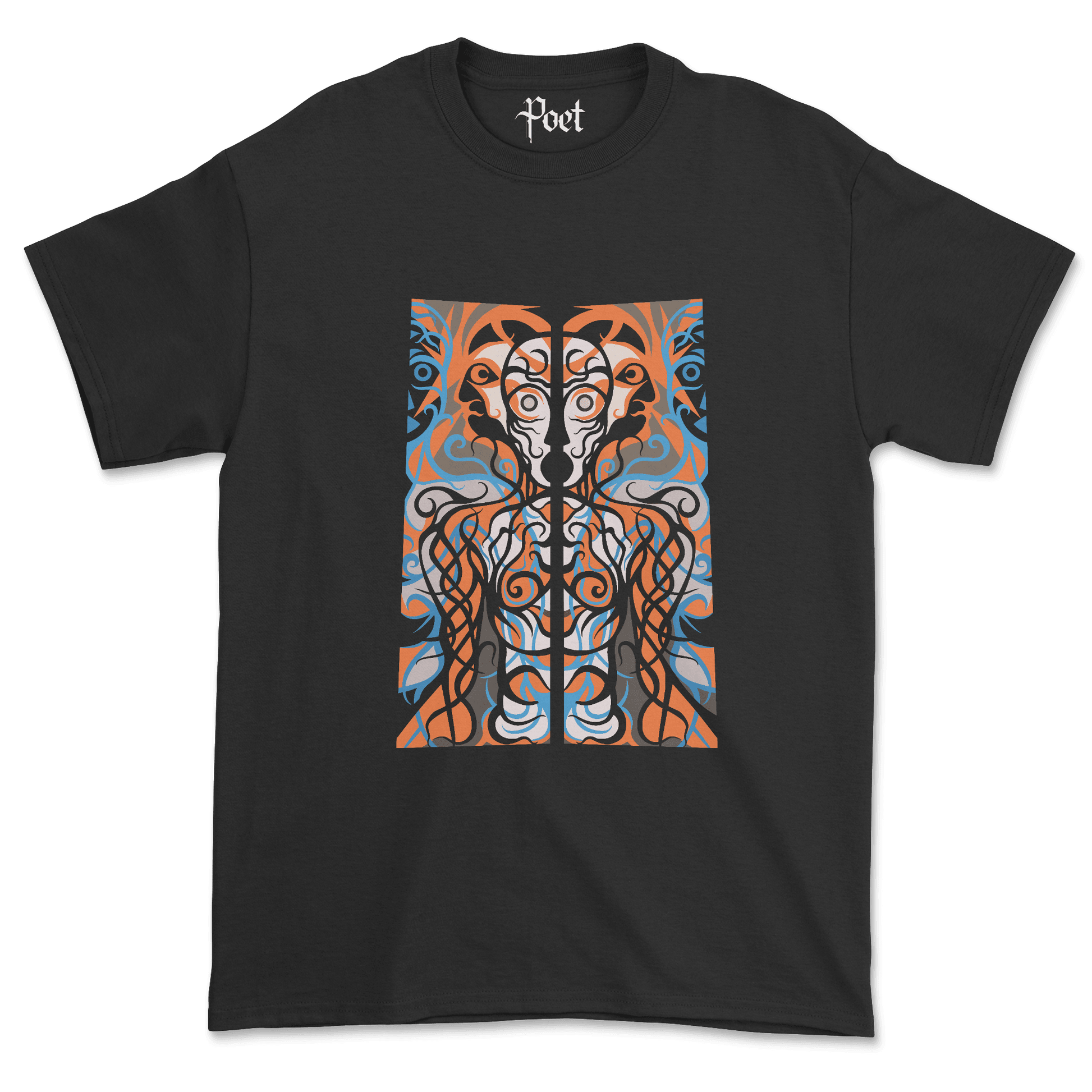 Psychedelic Abstract Humanoid Tee | UK Streetwear Style | Limited ...