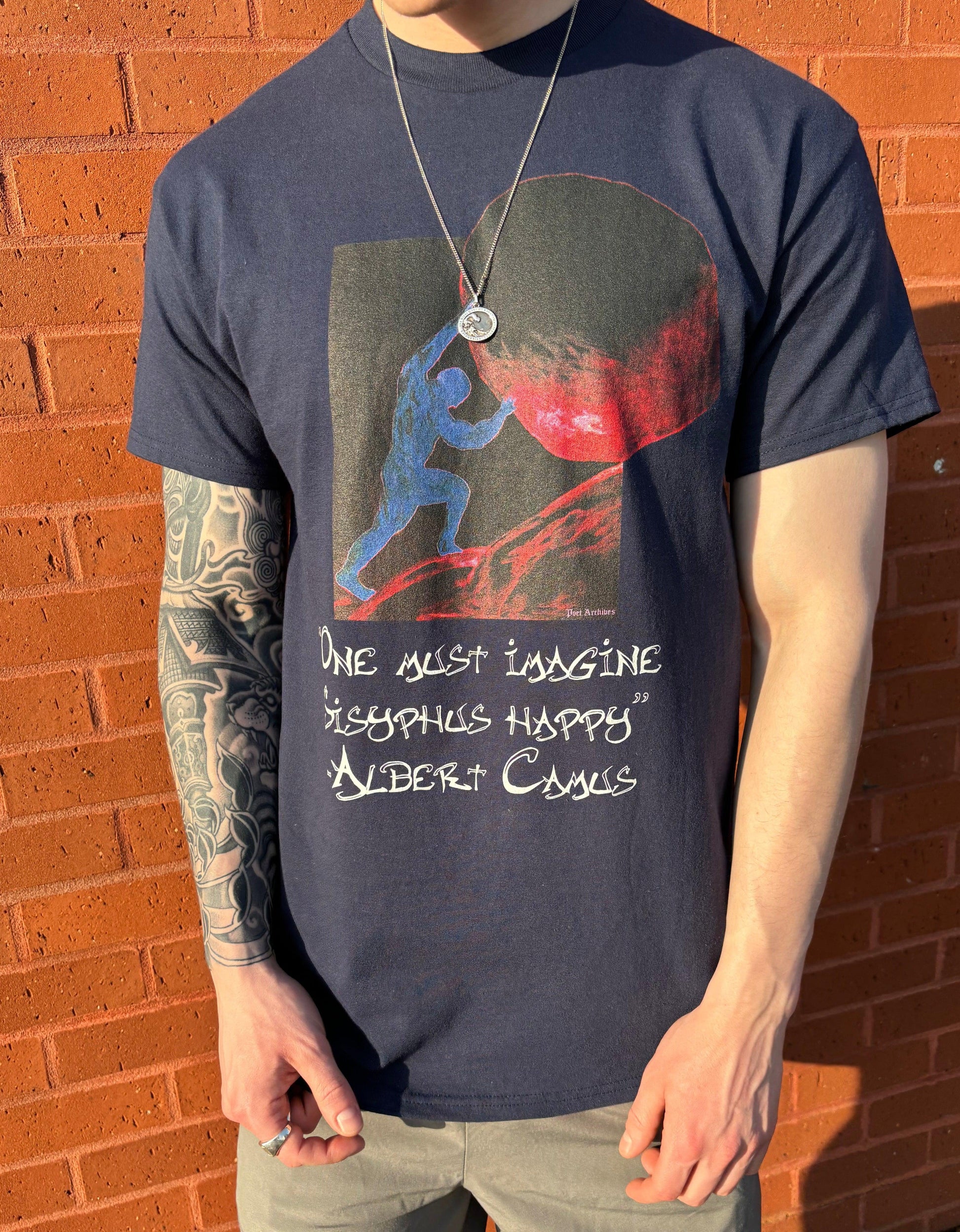 Sisyphus T-Shirt Greek mythology Albert Camus philosophy Existentialism ...