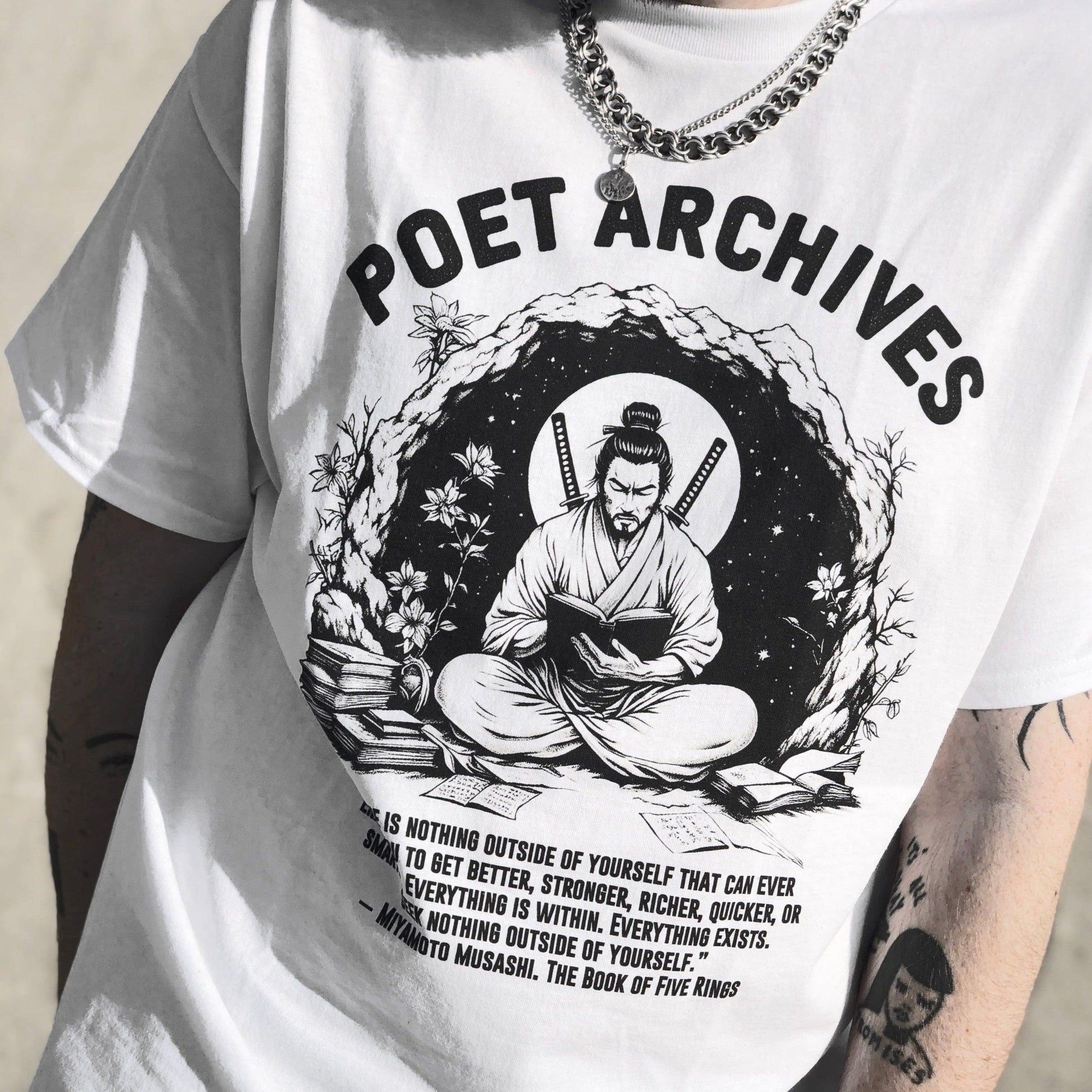Miyamoto Musashi T-Shirt Shogun The Book of Five Rings Quote Legendary ...